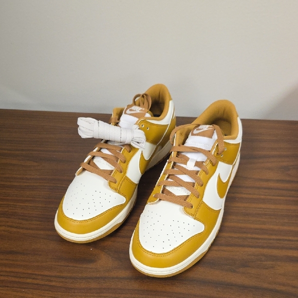 Nike | Shoes | Nike Dunk Low Retro Mustard And White Mens Sneakers 2m ...